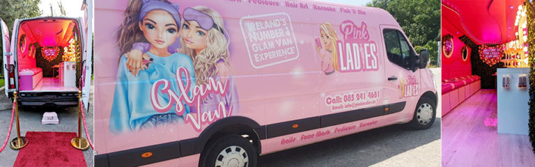 Pink Ladies Glam Van Birthday Parties - DaySOut.ie - Seasonal days out ...